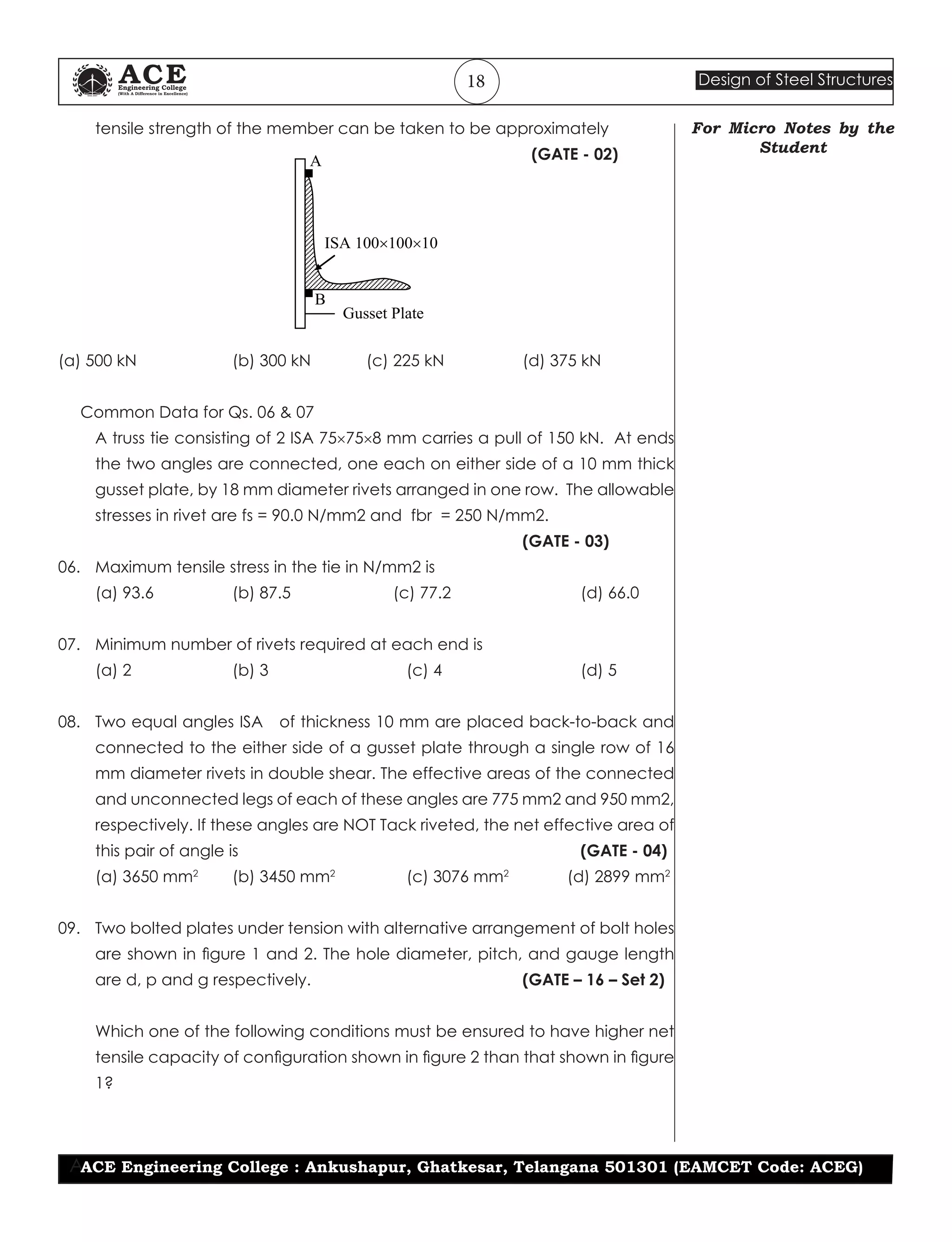 Iii design-of-steel-structures-unit-2 | PDF