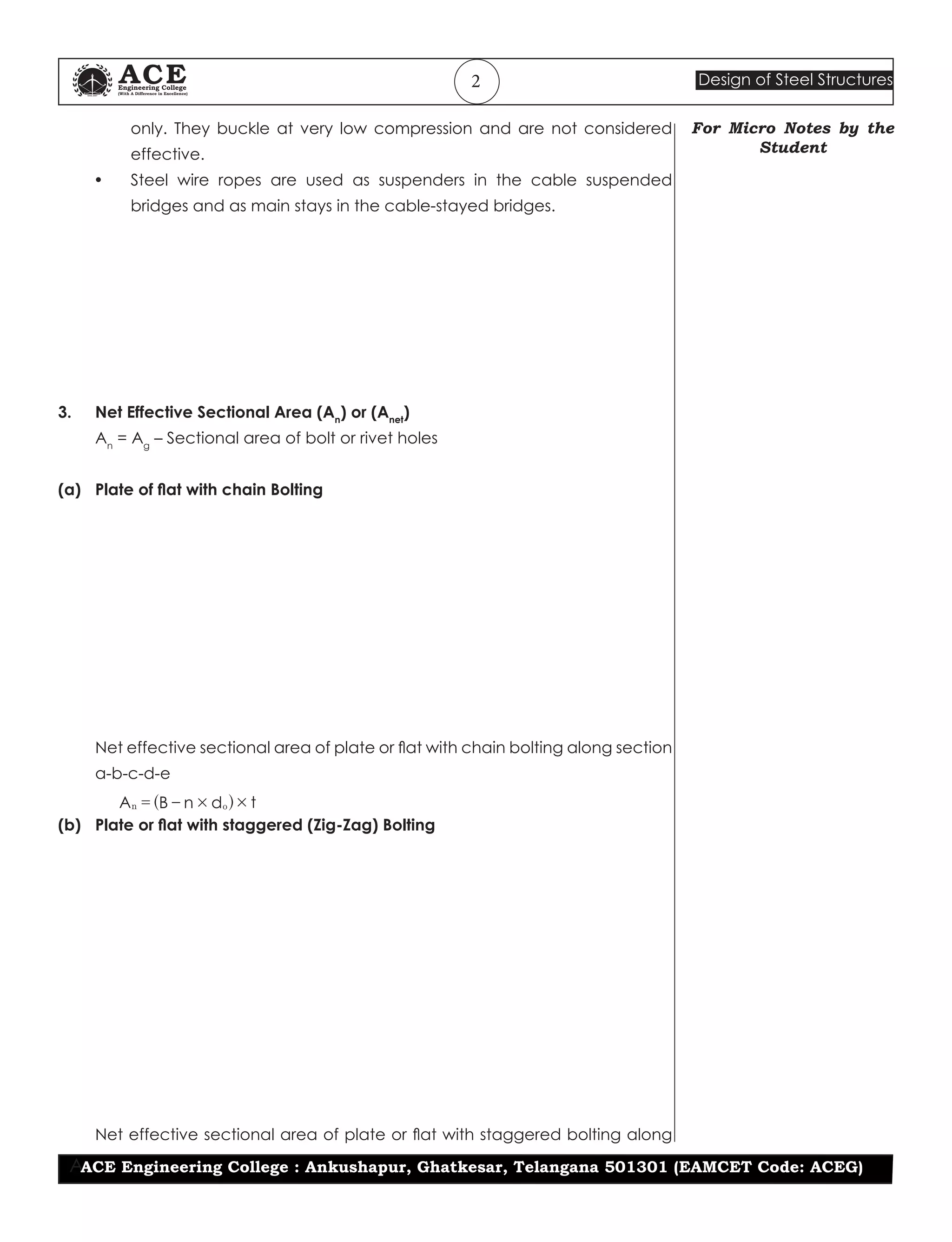 Iii design-of-steel-structures-unit-2 | PDF