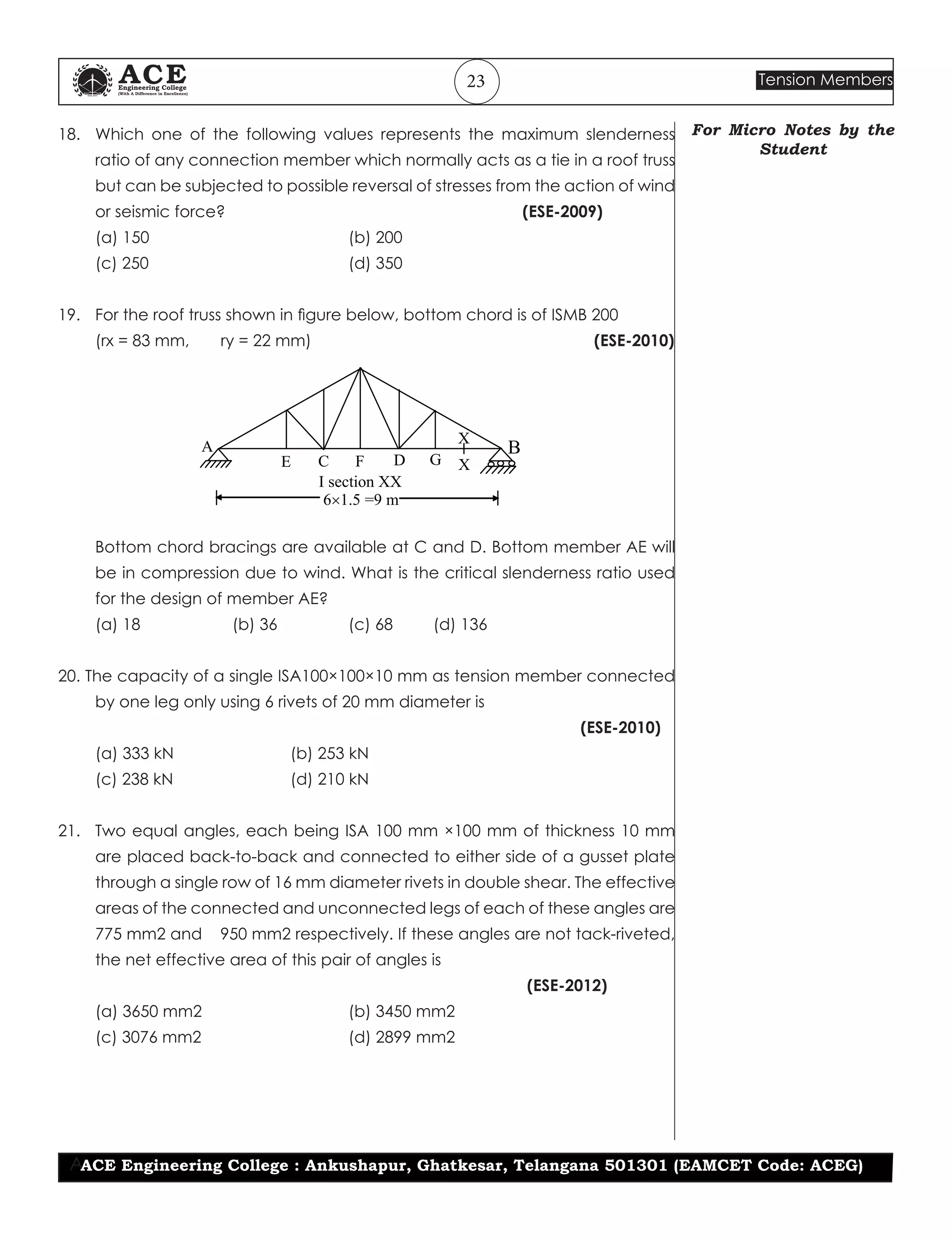 Iii design-of-steel-structures-unit-2 | PDF