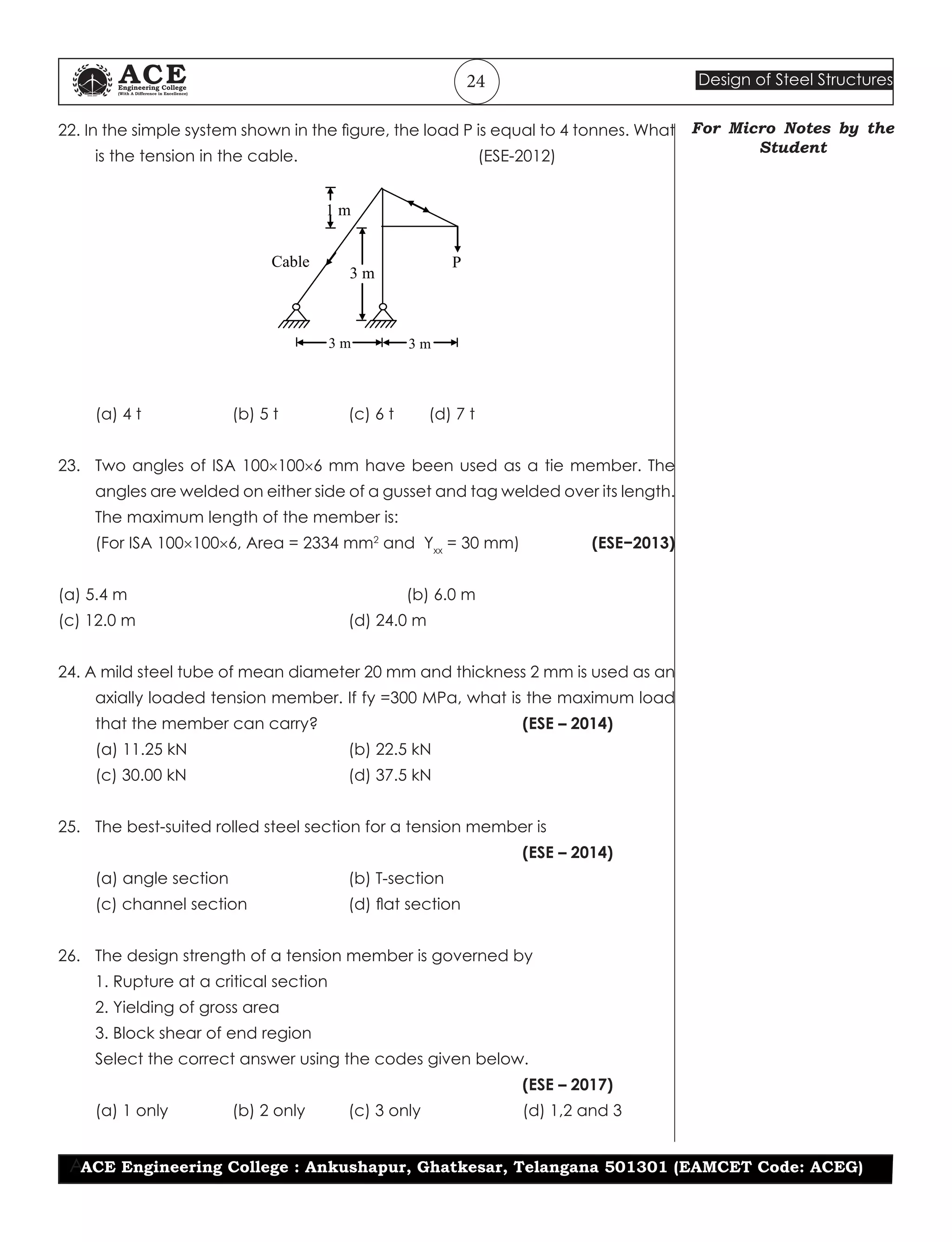 Iii design-of-steel-structures-unit-2 | PDF