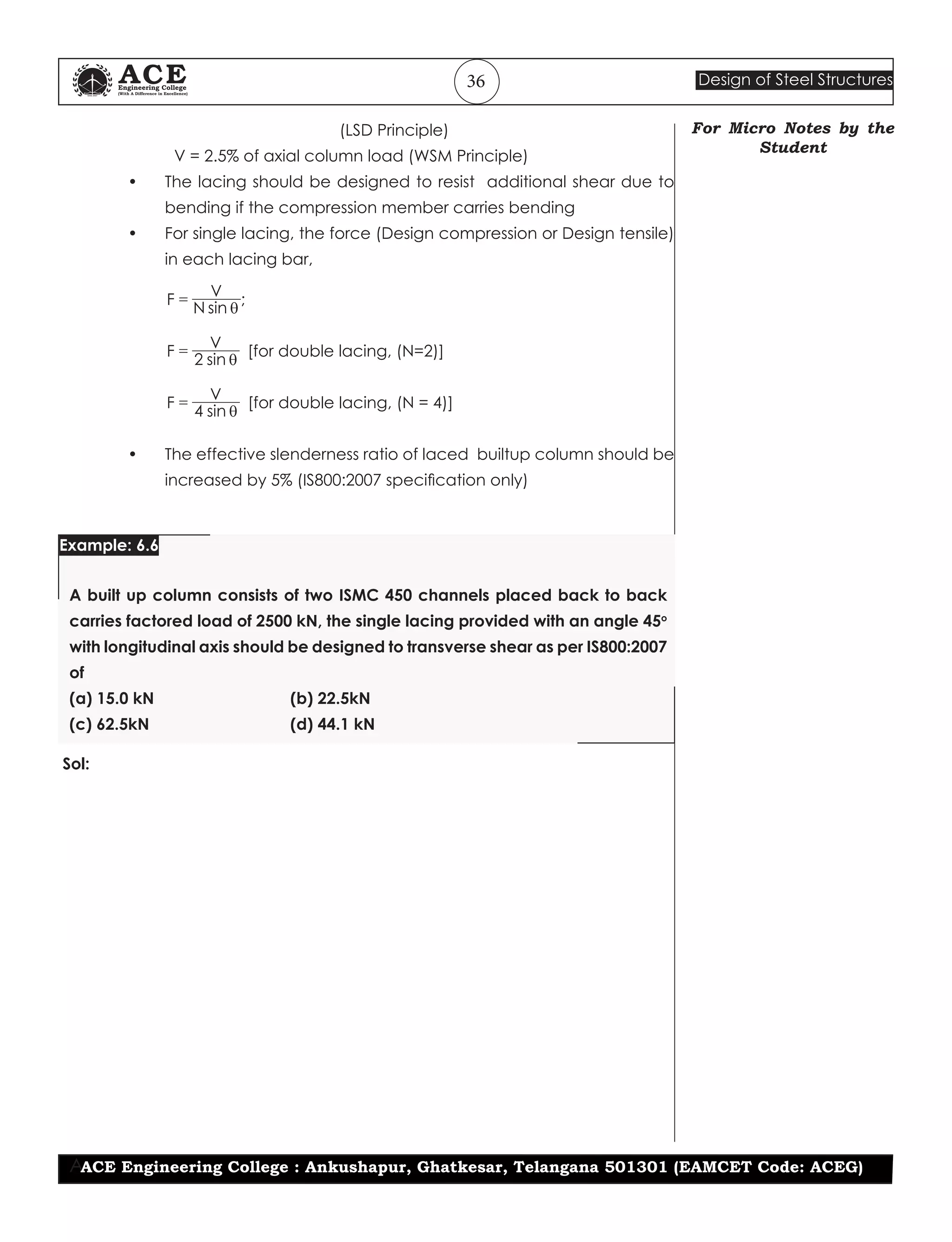 Iii design-of-steel-structures-unit-2 | PDF