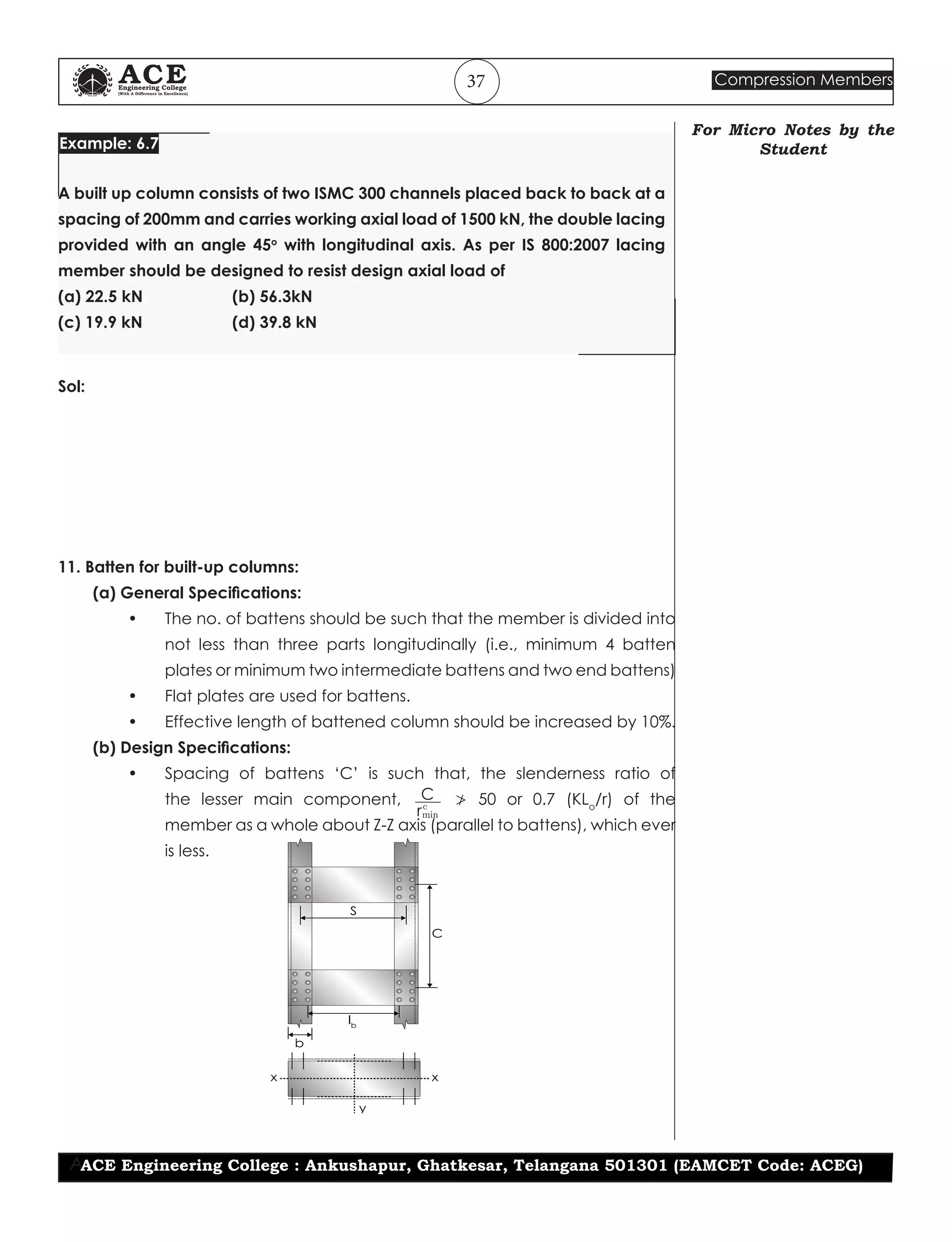 Iii design-of-steel-structures-unit-2 | PDF