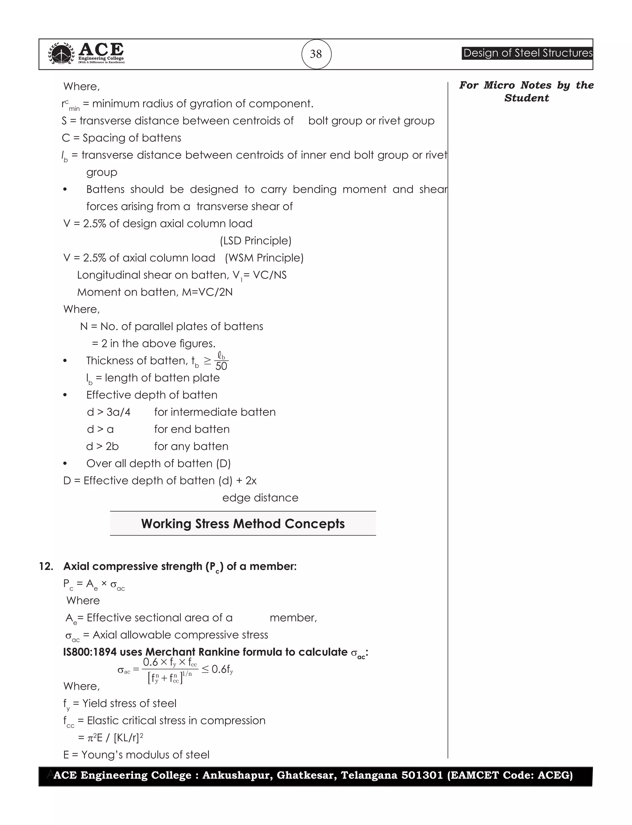 Iii design-of-steel-structures-unit-2 | PDF