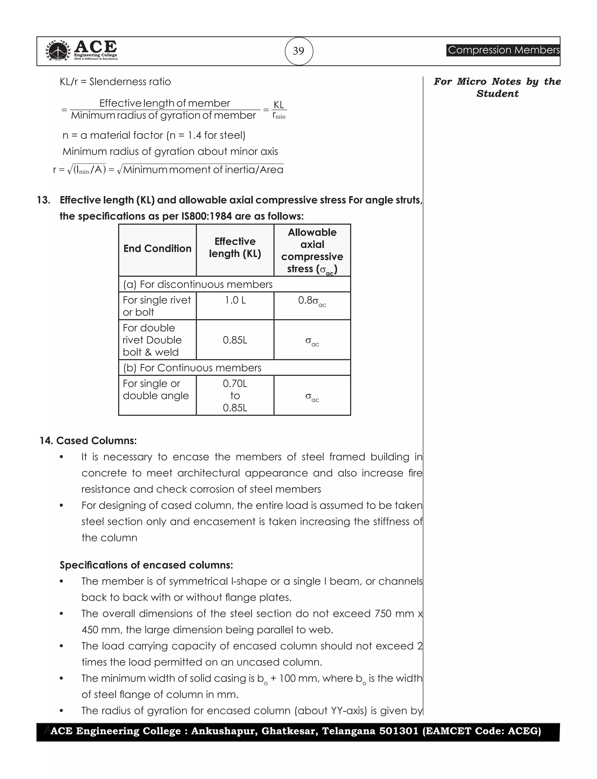 Iii design-of-steel-structures-unit-2 | PDF