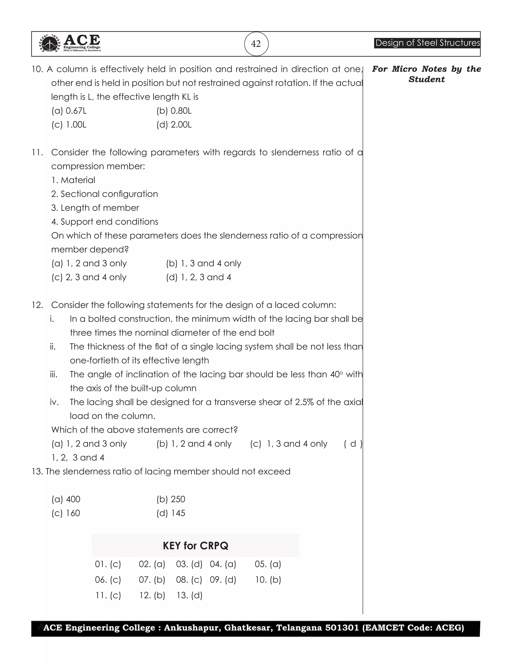 Iii design-of-steel-structures-unit-2 | PDF
