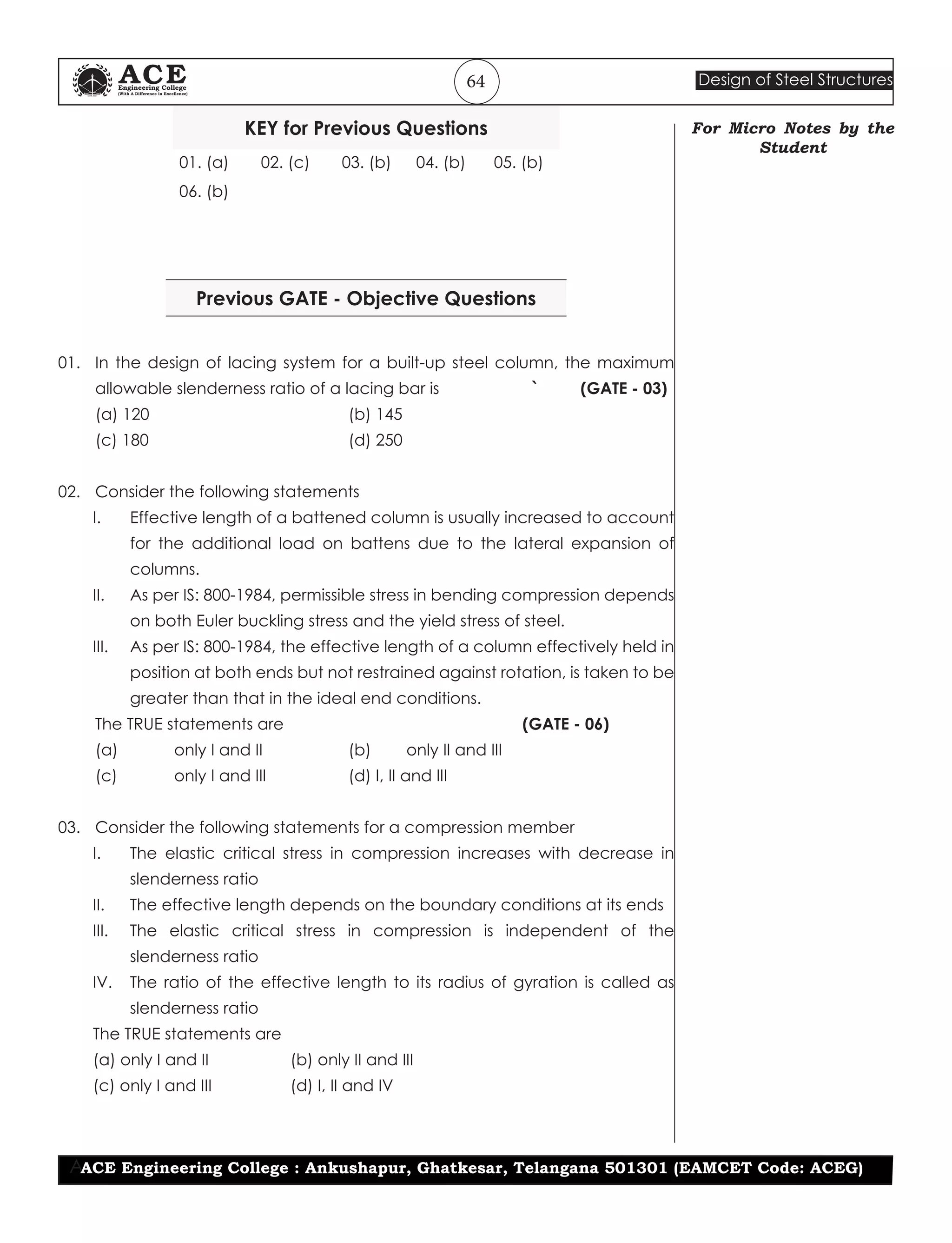 Iii design-of-steel-structures-unit-2 | PDF