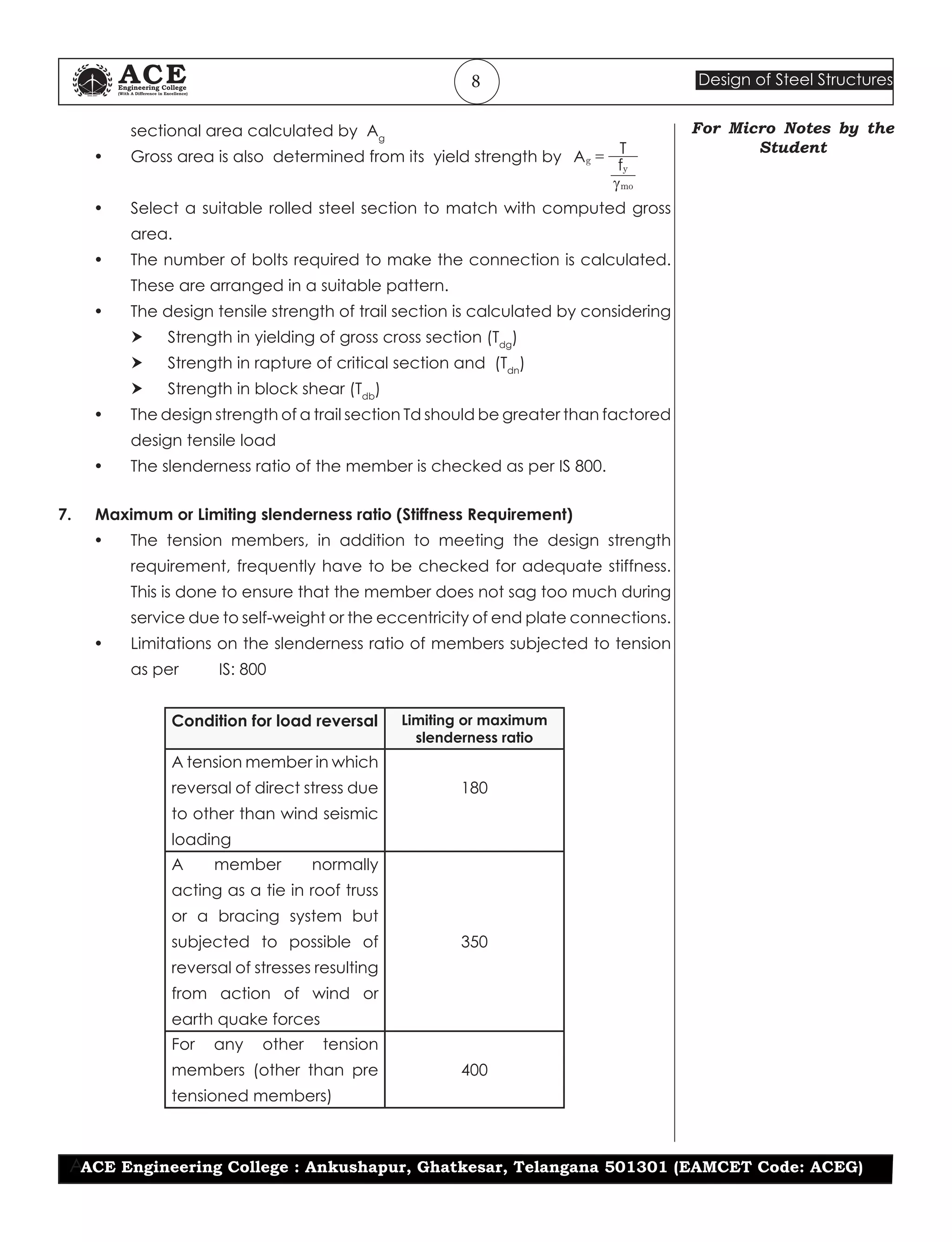 Iii design-of-steel-structures-unit-2 | PDF