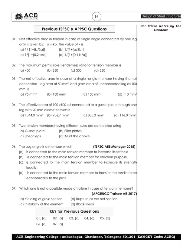 Iii design-of-steel-structures-unit-2 | PDF