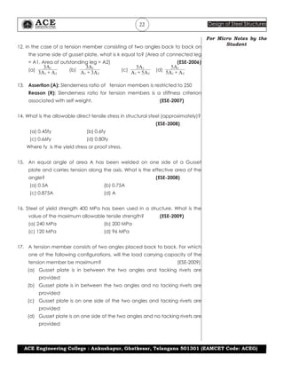 Iii design-of-steel-structures-unit-2 | PDF