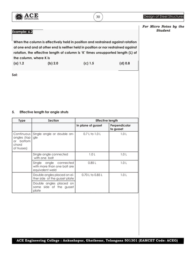 Iii design-of-steel-structures-unit-2 | PDF