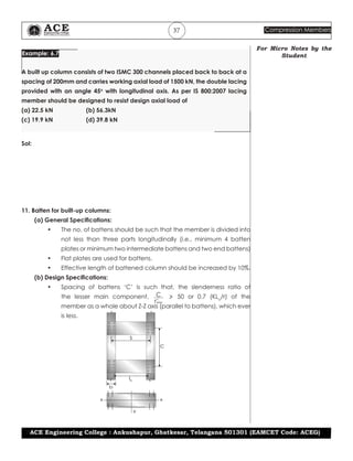 Iii design-of-steel-structures-unit-2 | PDF