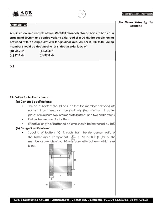 Iii design-of-steel-structures-unit-2 | PDF