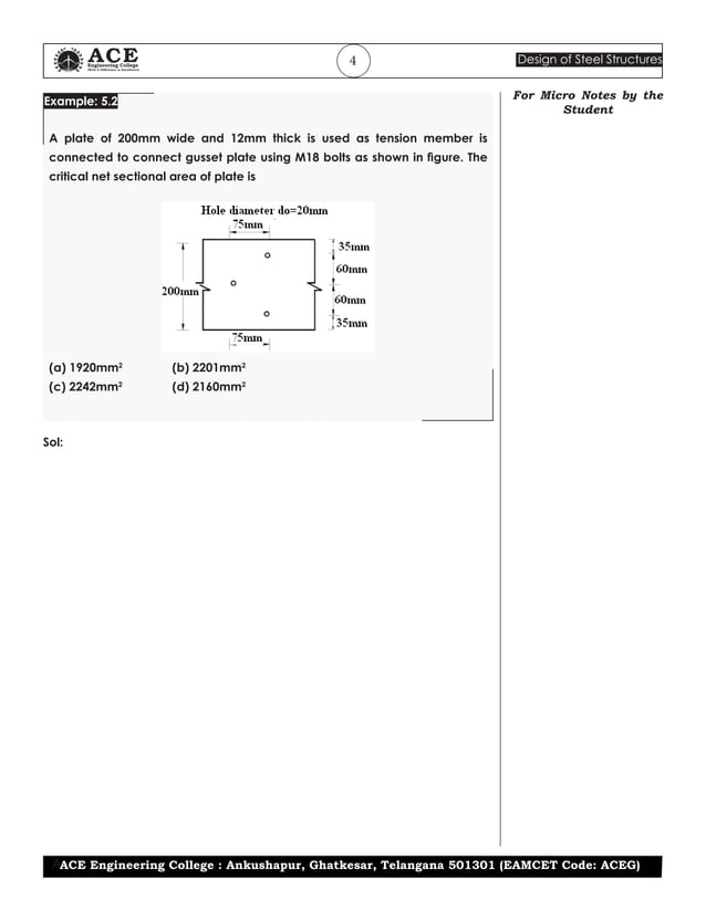 Iii design-of-steel-structures-unit-2 | PDF