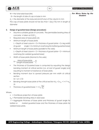 Iii design-of-steel-structures-unit-2 | PDF