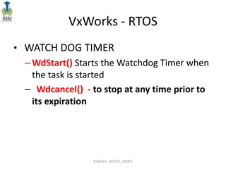 Iii eee-ee8691-embedded sys comparison of rtos | PPT