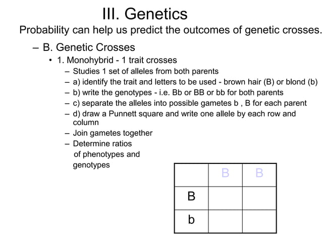 Iii. genetics sts biology | PPTX | Blood Disorders | Diseases and ...