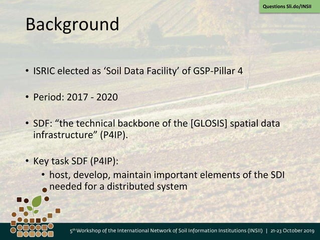 III Progress - GSP Soil Data Facility | PPTX