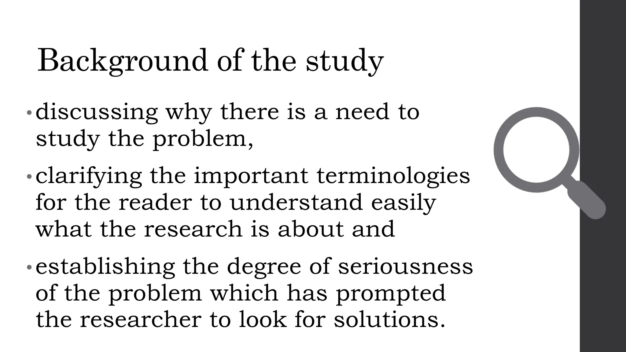 III - The Research Problem and Its Scope | PPTX