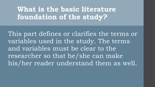 III - The Research Problem and Its Scope | PPTX
