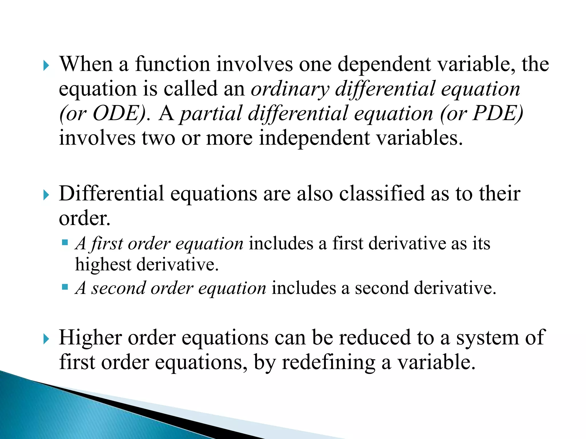 Differential equation and Laplace transform | PPT
