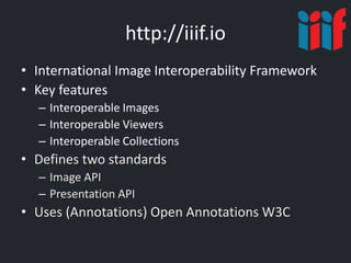 Introduction to IIIF | PPT