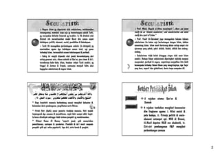 3)Sekularisme & Era Rasul_H/O | PDF | Islam | Religion & Spirituality