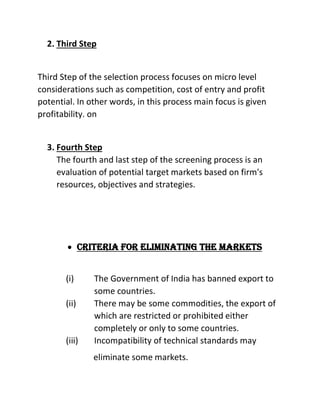 Foreign market | PDF