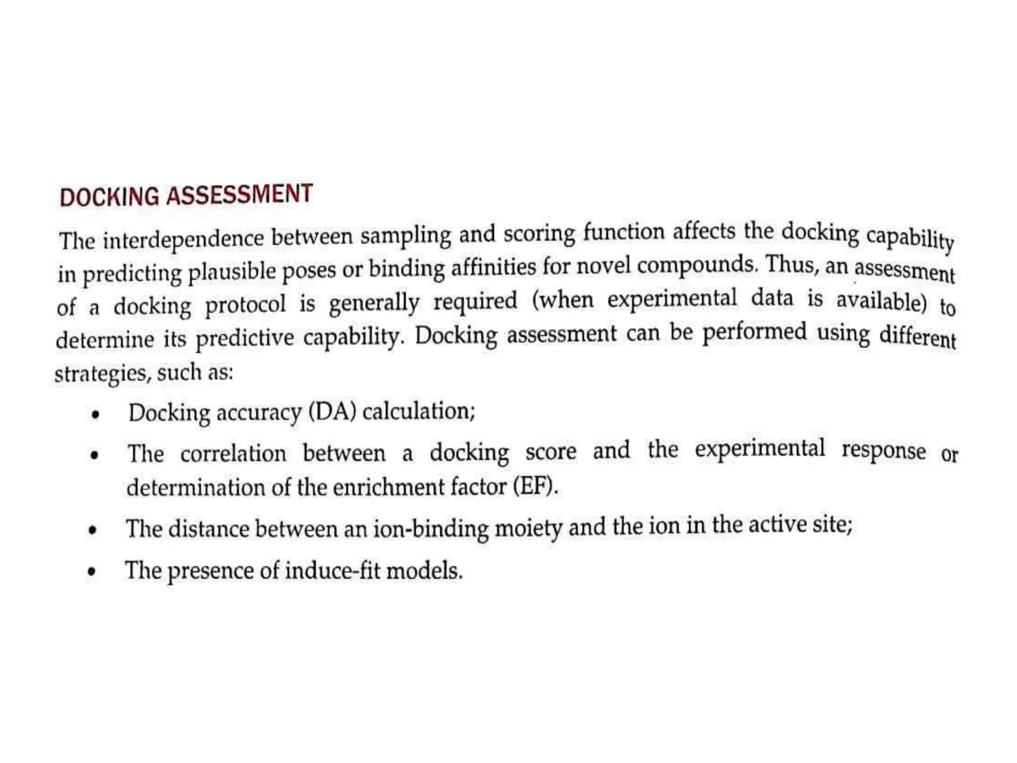 Pharmacophore Modeling and Docking Techniques.ppt | Chemistry | Science