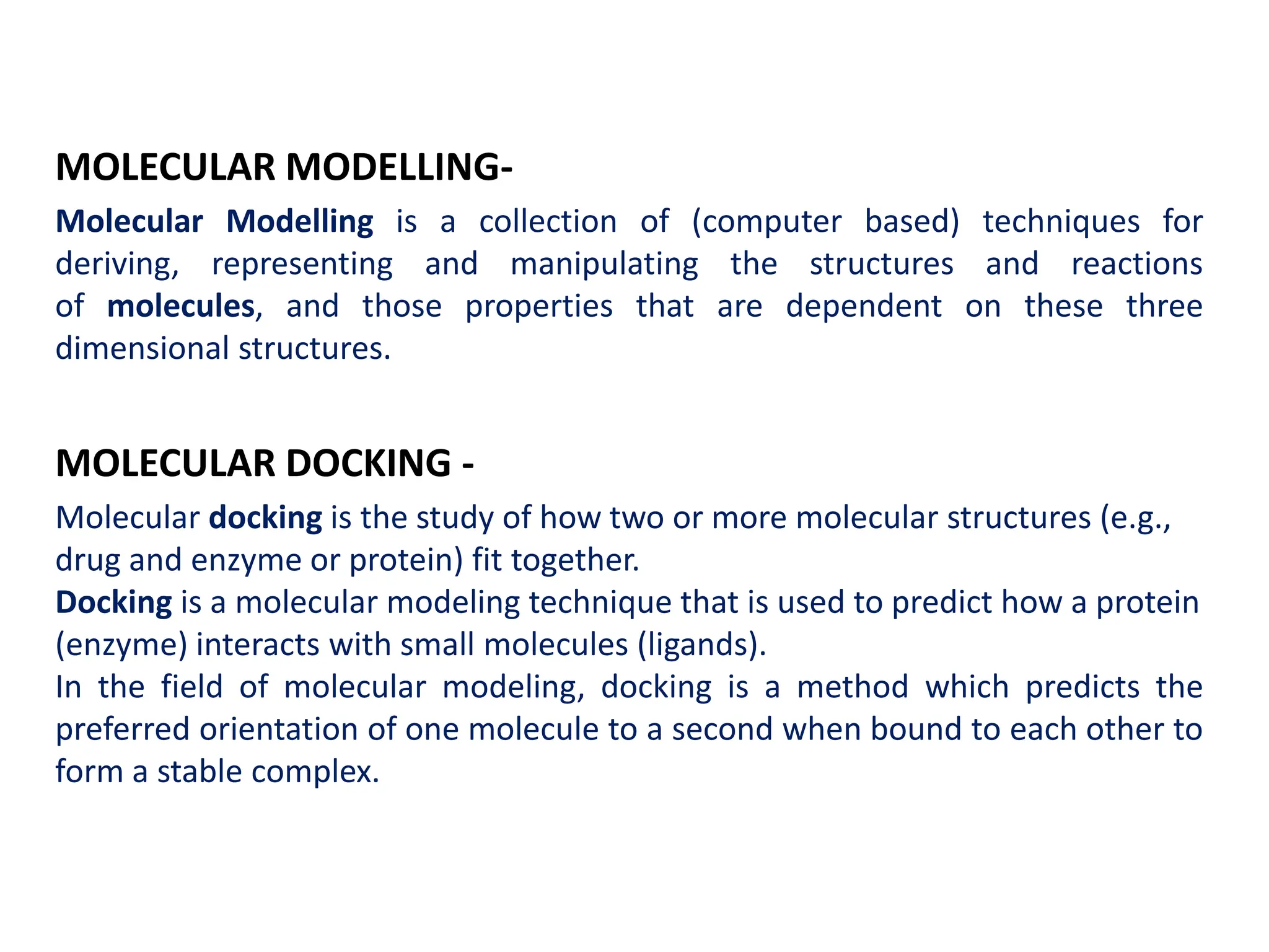 Pharmacophore Modeling and Docking Techniques.ppt
