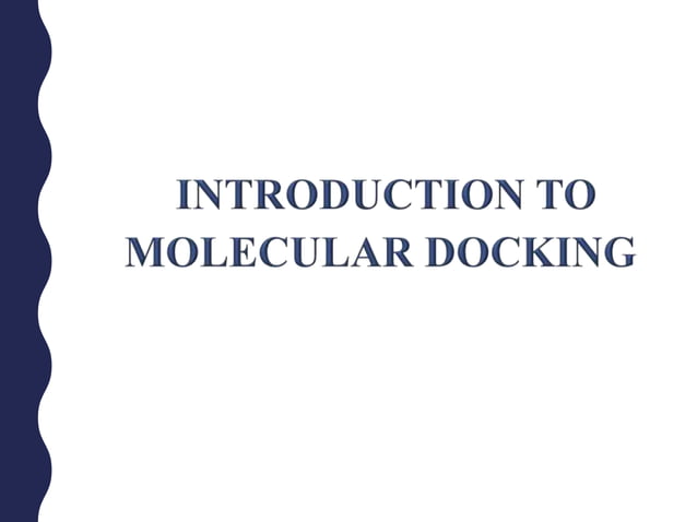 Pharmacophore Modeling and Docking Techniques.ppt | Chemistry | Science