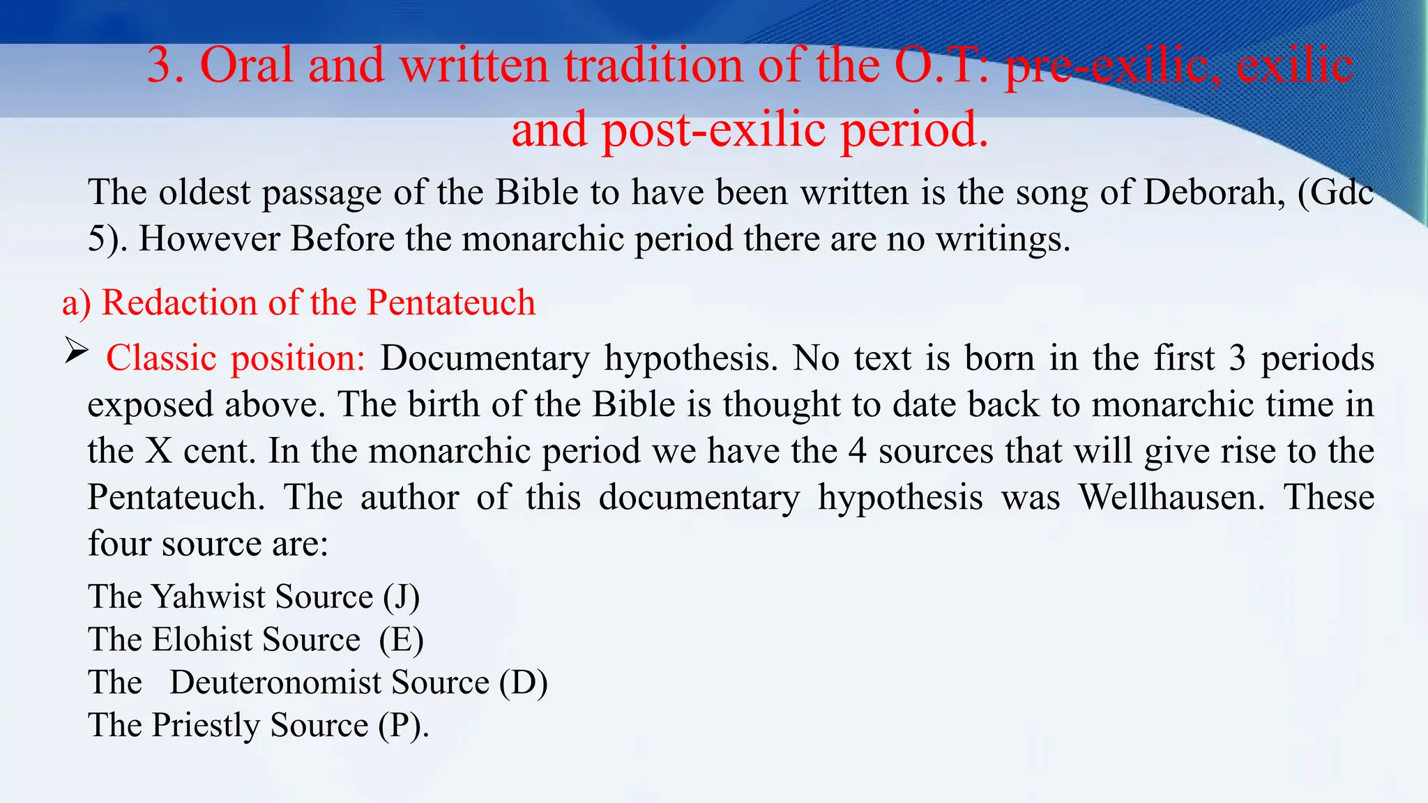 ORIGIN AND FORMATION OF THE BIBLE From t | PPT
