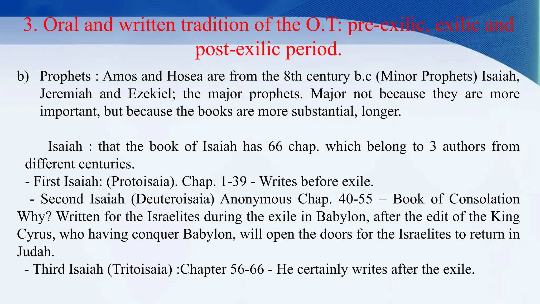 ORIGIN AND FORMATION OF THE BIBLE From t | PPT