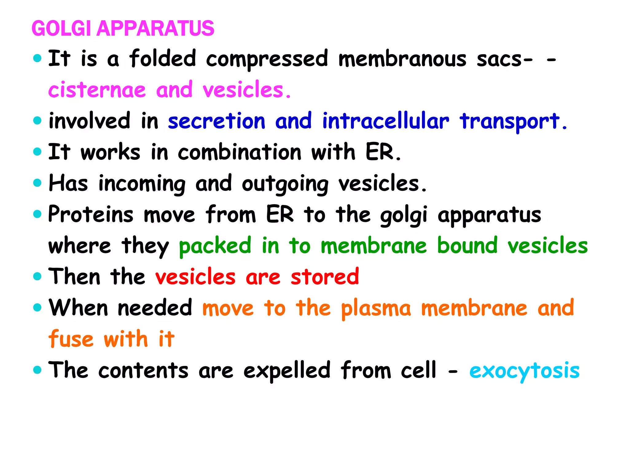 III Pharm.D - The Dynamic Cell - III Pharm.D - The Dynamic Cell ...