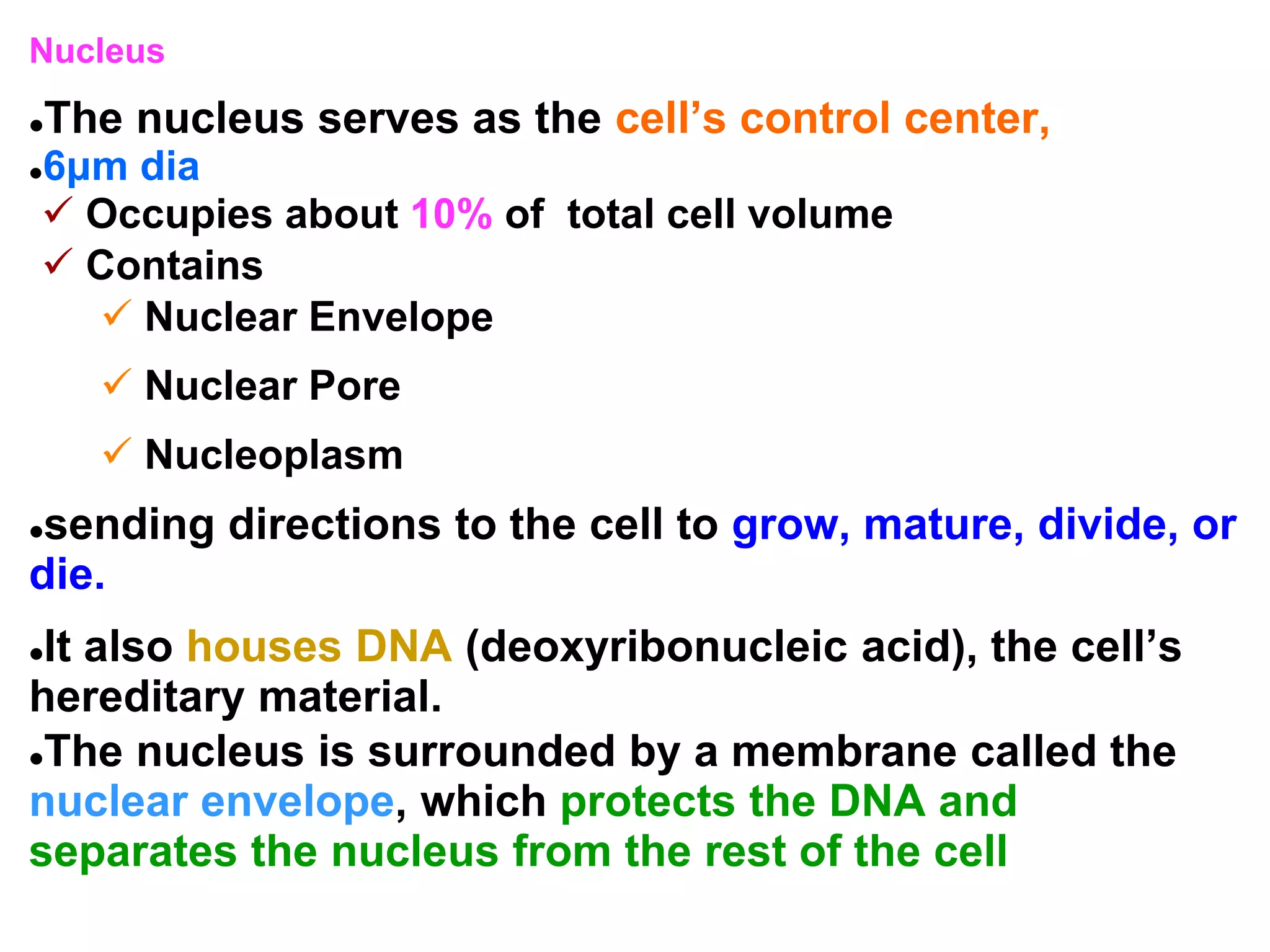 III Pharm.D - The Dynamic Cell - III Pharm.D - The Dynamic Cell ...