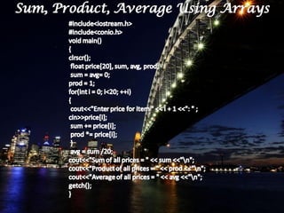 CBSE Class XI Programming in C++ | PPT