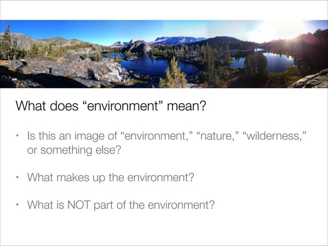 The Human-Environment Relationship: Key Concepts and Models | PDF