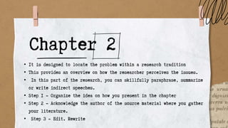 Inquiries, Investigation and Immersion Oral Defense Guidelines | PPTX