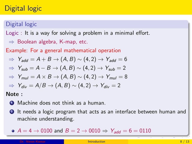 Introduction to Digital Logic Design | PDF