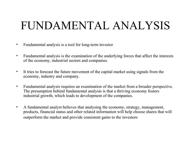 shares fundamental analysis | PPT