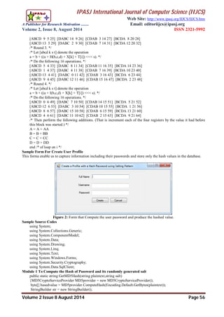 Securing Database Passwords Using a Combination of hashing and Salting ...