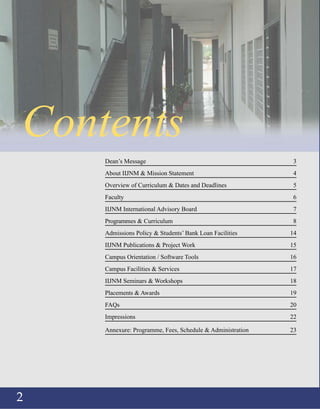 Iijnm brochure | PDF