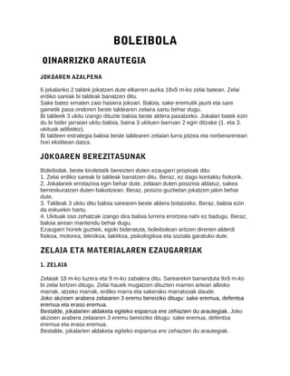 Boleibola | PDF