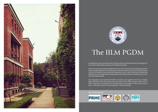 IILM Brochure 2016-18 | PDF