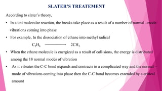POTENTIAL ENERGY SURFACE. KINETIC ISOTOPE EFFECT AND THEORIES OF UNI ...