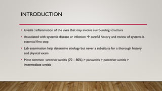 IIM- How to diagnose Uveitis.pptx