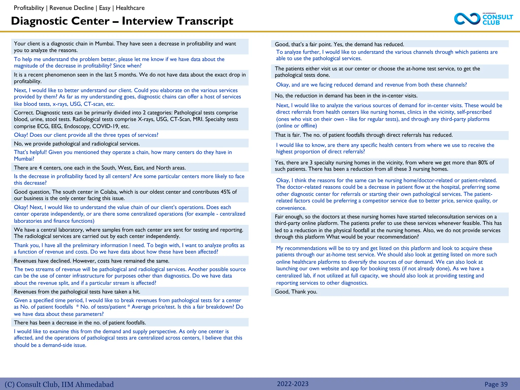 IIM A casebook.pdf for different case studies | PDF