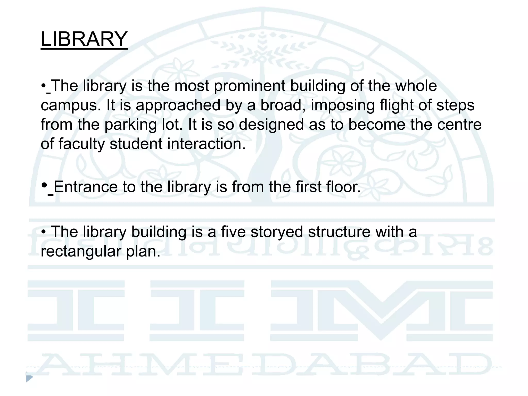 Architecture case study - IIM Ahemdabad | PPTX