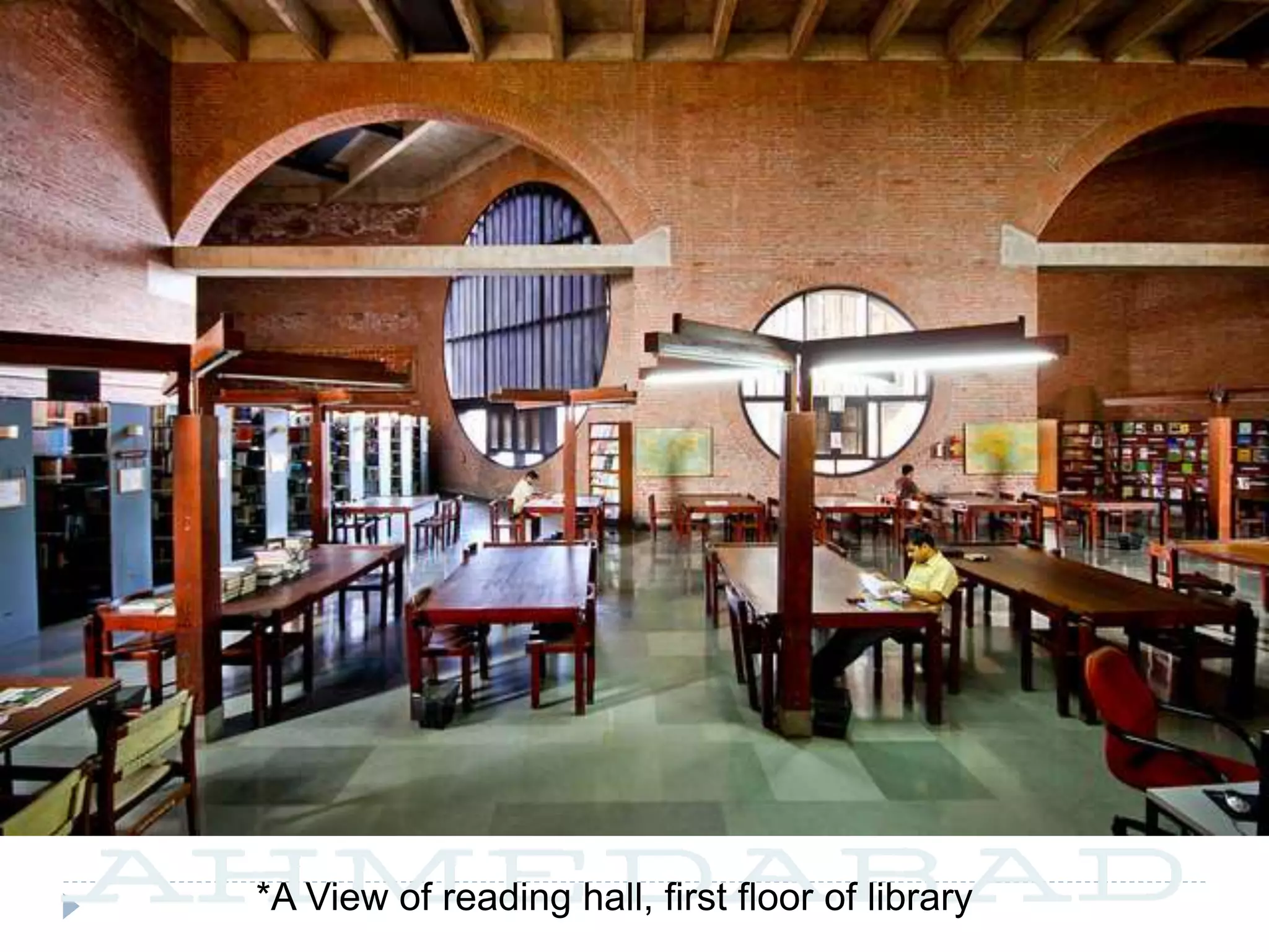 Architecture case study - IIM Ahemdabad | PPTX