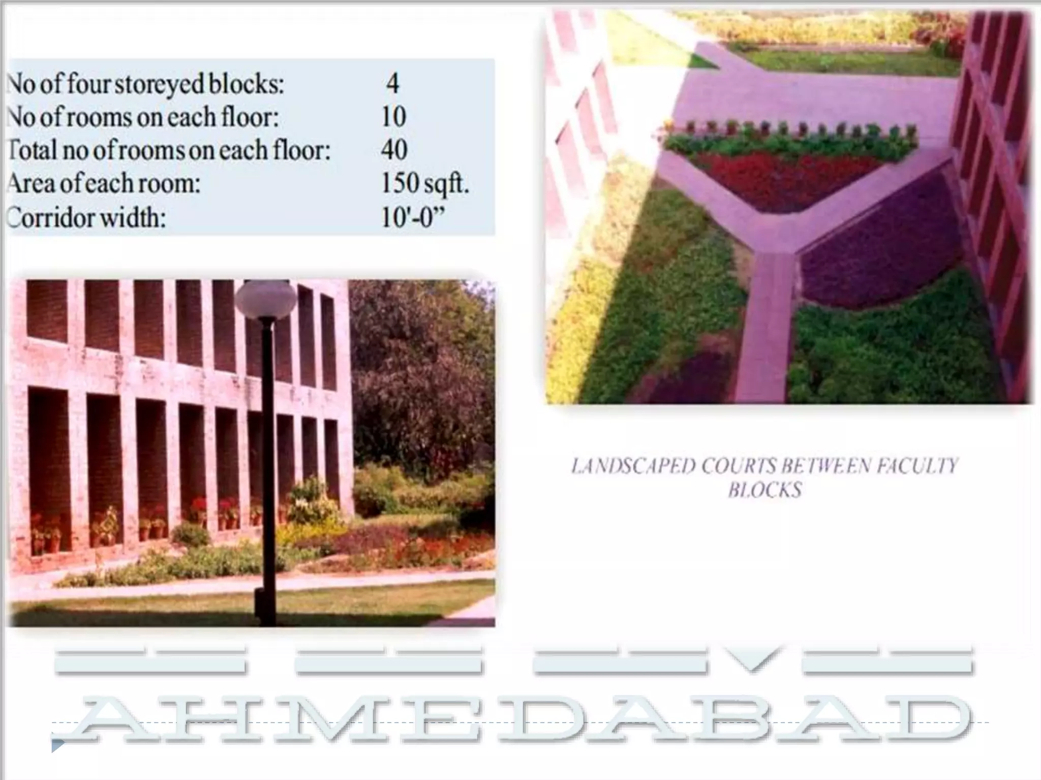 Architecture case study - IIM Ahemdabad | PPTX