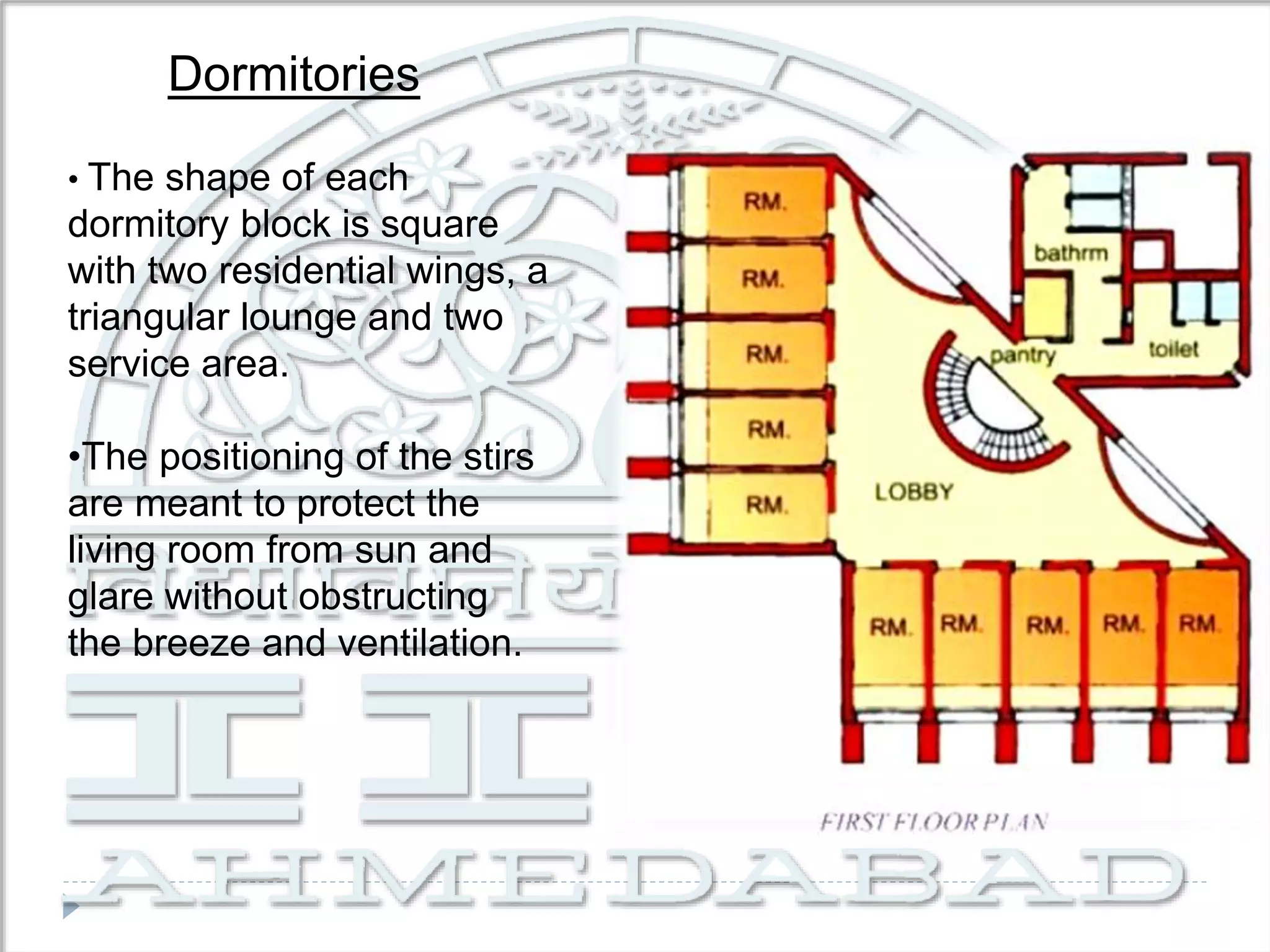 Architecture case study - IIM Ahemdabad | PPTX